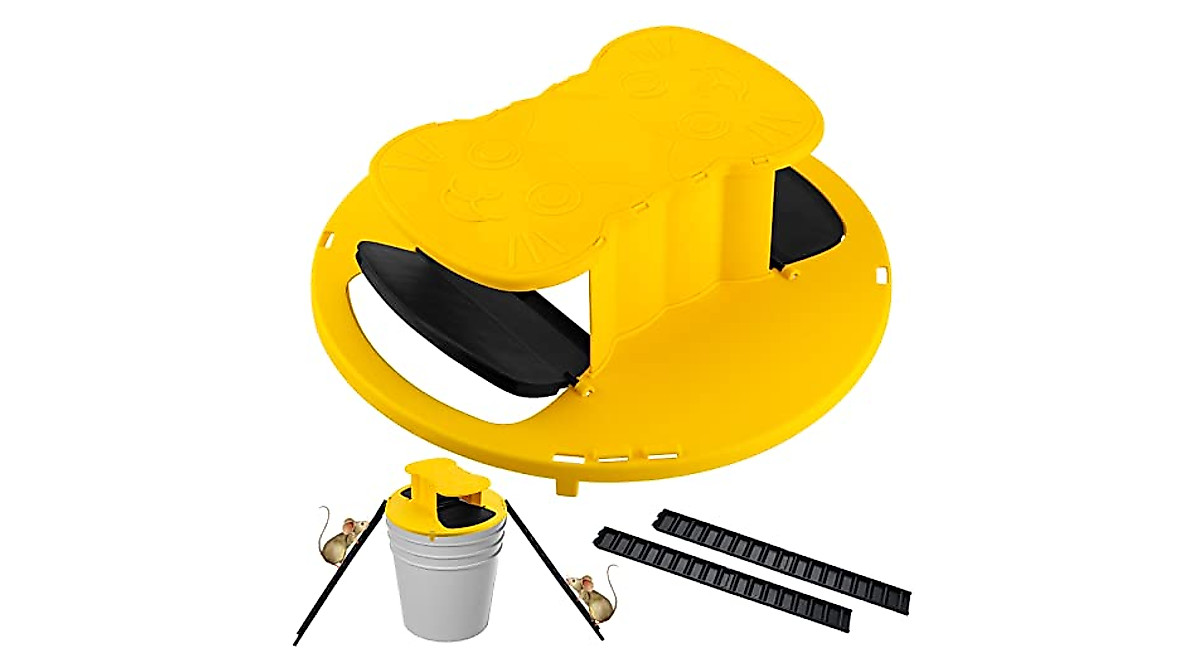 Humane Mouse Trap Bucket - Easy Setup & Auto Reset