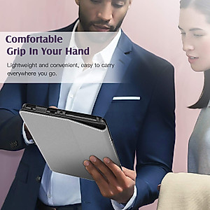 TiMOVO Folio Case for All-New Kindle Fire HD 8 Tablet (10th Generation, 2020 Release) and Fire HD 8 Plus Tablet, Slim Folding PU Leather Stand Cover Case with Auto Wake/Sleep - Black