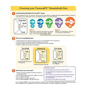 Medela PersonalFit Breast Shields, 2 Count of Small 21mm Breast Pump Flanges, Authentic Medela Spare Parts, Made Without BPA