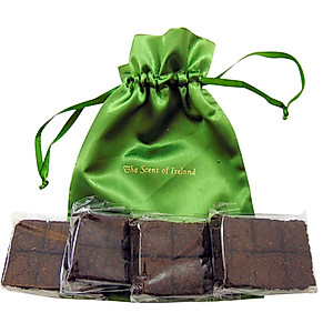 Irish Turf Peat Refills Bulk Pack with 24 Mini Sods in a Scent of Ireland Drawstring Gift Bag