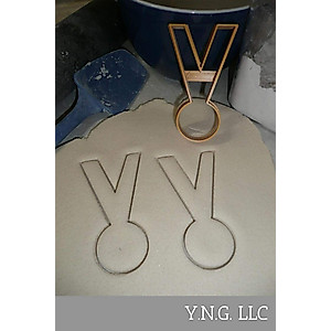 RUNNER MEDAL RUNNING AWARD RIBBON HALF MARATHON 5K 10K 15K ATHLETE COOKIE CUTTER MADE IN USA PR2893