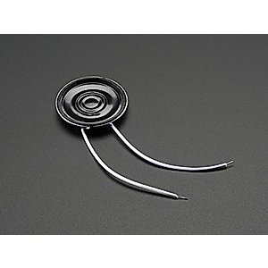 Adafruit Mini Metal Speaker w/Wires - 8 ohm 0.5W [ADA1890]