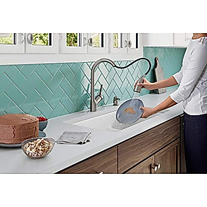Kohler Setra Single-Handle Touchless Pull-Down Sprayer Kitchen Faucet in Vibrant Stainless