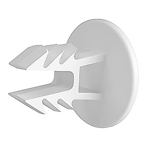 ClosetMaid 20810 SuperSlide Hang Rod End Caps, 200-Pack, White, 200 Piece