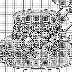 Dimensions Birdie Teacup Counted Cross Stitch Kit for Beginners, 6" Diameter, Multicolor 5 Piece