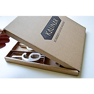 Kalinar 20 Piece Numbered Aluminum Candle Holders/Toppers for Cakes - Reusable and Easy to Clean - Celebrate Birthdays, Anniversaries, Reunions and More - Fun for Every Age - Silver