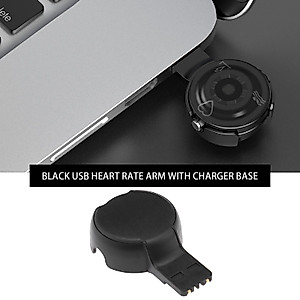 SING F LTD USB Cable Charger Replacement Compatible with Polar Verity Sense/OH1 USB Charging Cables Dock Charger Stand 43.5x30x11.3mm