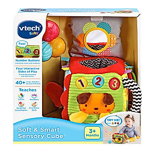 VTech Soft and Smart Sensory Cube, Multicolor, 3-24 months