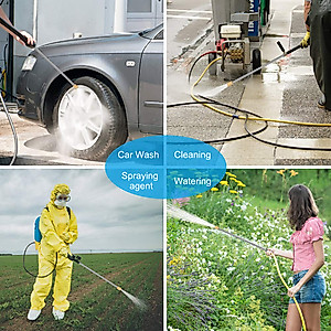 Ornem Pressure Washer Extension Wand, 17 Inch Power Washer Lance 1/4 Inch Quick Connect - Stainless Steel Power Spray Extender Wand - Power Washing Sprayer Accessories – 2 Pack