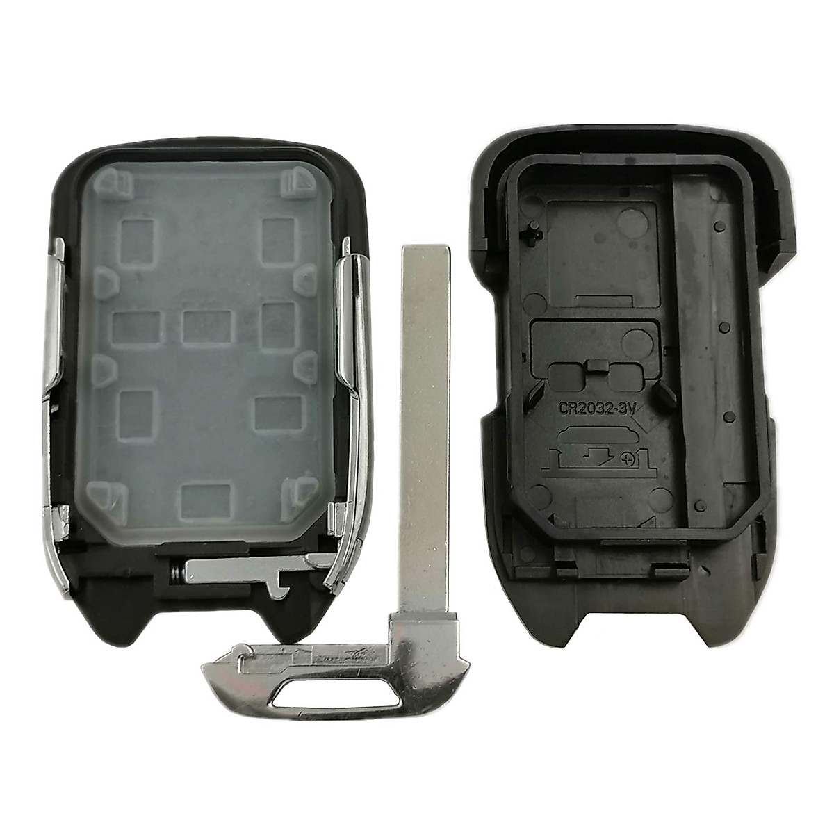 Keyless Entry Remote Key Fob Shell and Silicone Cover Compatible with for 2017 2018 2019 2020 20212022 GMC Terrain HYQ1EA HYQ1AA 13584512