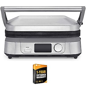 Cuisinart GR-5B Series Griddler Five with 1 YR CPS Enhanced Protection Pack