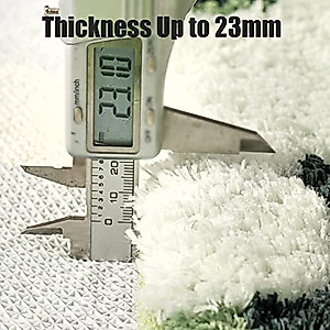 Moss Rug for Living Room Abstract 3D Mountains River Flowers Grass Moss Rug for Bedroom Aesthetic Decor, Indoor Floor Plush Shaggy Bedside Area Rug (Flowers & Grass,32x79in)