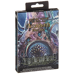 Q WORKSHOP Call Of Cthulhu The Outer Gods Azathoth RPG Ornamented Dice Set 7 Polyhedral Pieces