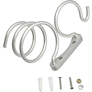 Hair Dryer Holder Wall-Mounted Hair Dryer, Bathroom Hair Care and Styling Tool Storage Bag, Aluminum Shelf Storage Bag, Used to Store Hair dryers, Curling Irons, Hair straighteners, Brushes