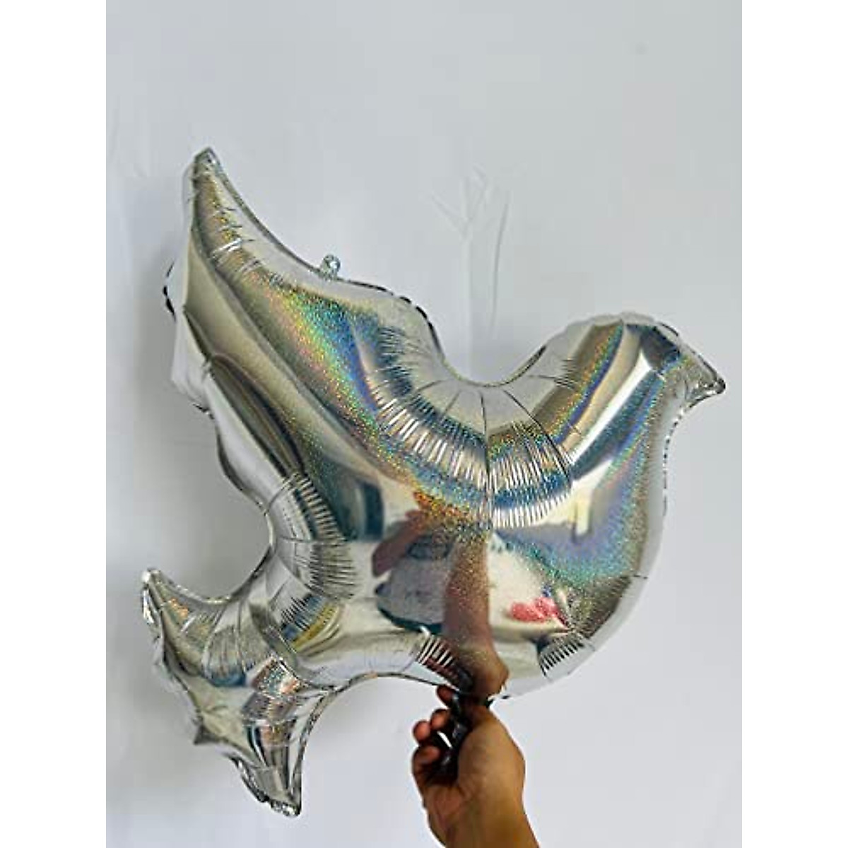 2pcs 26inch Dove balloon for Baptism(Bautizo) decorations,first communion decorations for boys and girls.confirmation decorations party supplies,birthday wedding funeral baby shower party decorations balloon.