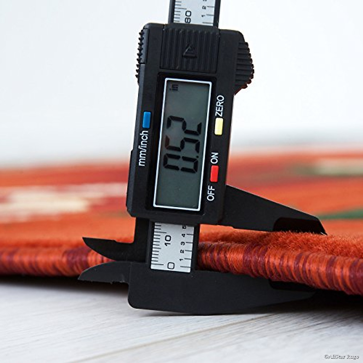 Allstar 5X7 Rust and Burgundy Navajo Rectangular Accent Rug with Ivory and Green Southwestren Medallion Design (5' 2" X 7' 1")