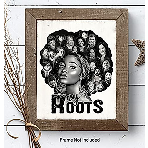 Black Art - African American Art - Black women famous African Americans - Black pride Classroom Decorations - Black History Month Poster - Afro Black Culture Wall Art & Decor - Black Girl Magic 8x10