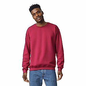 Gildan Adult Fleece Crewneck Sweatshirt, Style G18000, Multipack, Cardinal Red (1-Pack), 3X-Large