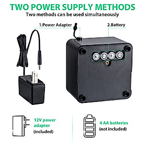 Automatic Watering System, Briidea Automatic Plant Waterer Indoor, DIY Drip Irrigation Kit for Vacation, Power Adapter, Auto Watering Devices for 15 Potted Plants