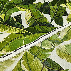 Richloom Solarium Outdoor Balmoral Palm, Fabric by the Yard