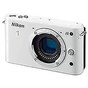 Nikon 1 J2 10.1 MP HD Digital Camera (White) Body Only (Renewed)