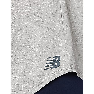 New Balance Women's Sport Core Heather Short Sleeve, Athletic Grey , Medium