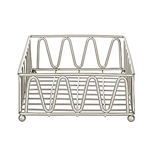 Home Zone Living Bathroom Tray | Store Hand Towels, Towelettes, and Toilet Paper | Simple Design Collection