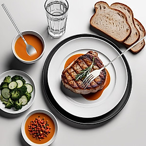 Gjinxi 2PCs Extendable Fork and Spoon, Long Handle Telescoping Fork, Stainless Steel Retractable Fork, Food-Grade Metal Tableware, Spoon and Fork Extender Set for Dinner Fruit Dessert BBQ