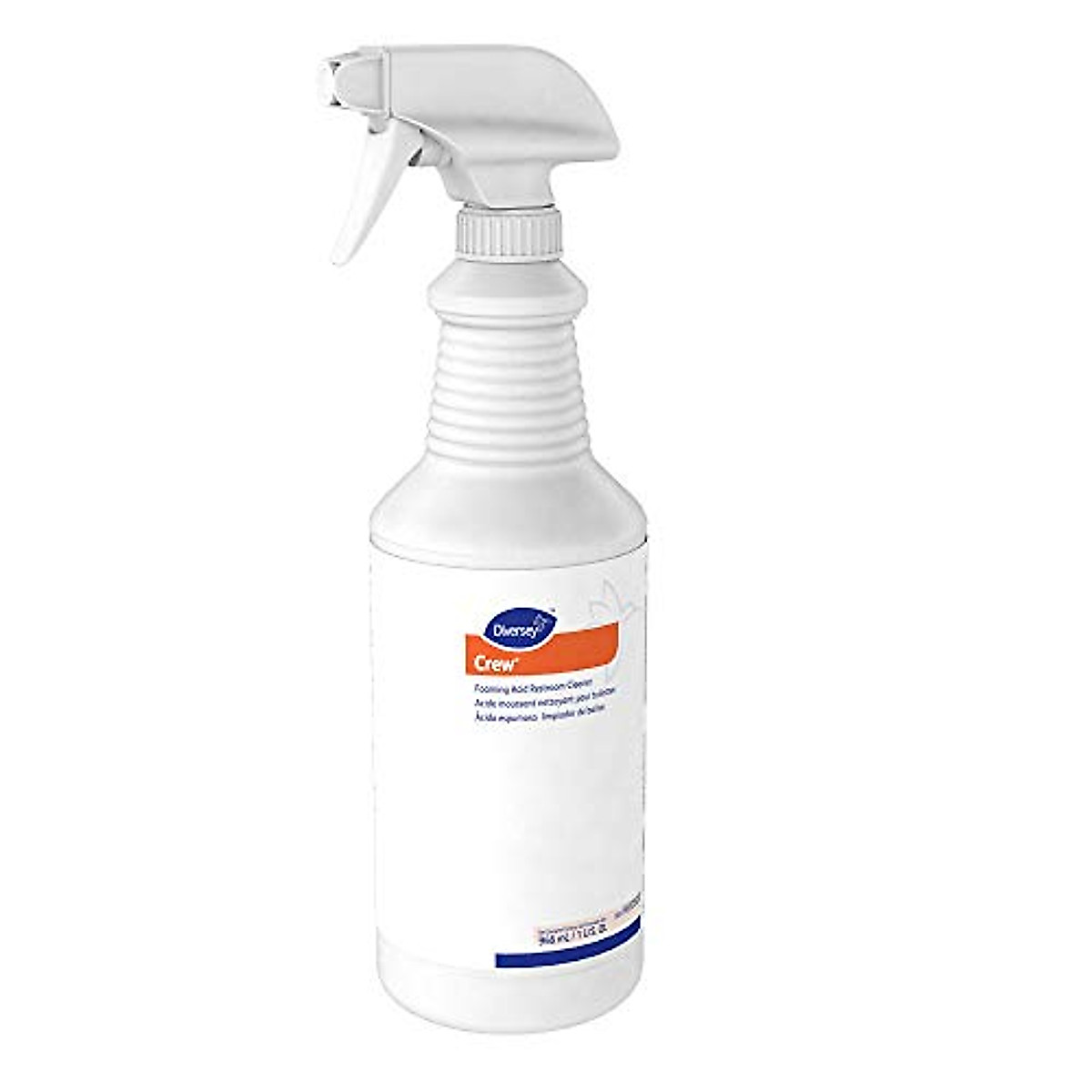 Diversey Crew 95325322 Foaming Acid Restroom Cleaner, 12 x 32 oz./946 mL Spray Bottles (Pack of 12)