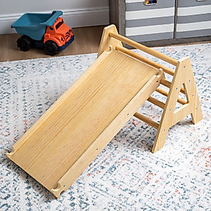 Avenlur Maple 5-in-1 Montessori Climbing Set - Baby Climbing Gym - Foldable Triangle Ladder, Rock Climbing Ramp, Arch Climber, Slide, Rocker - Indoor Gym for Ages 3mo to 36mo