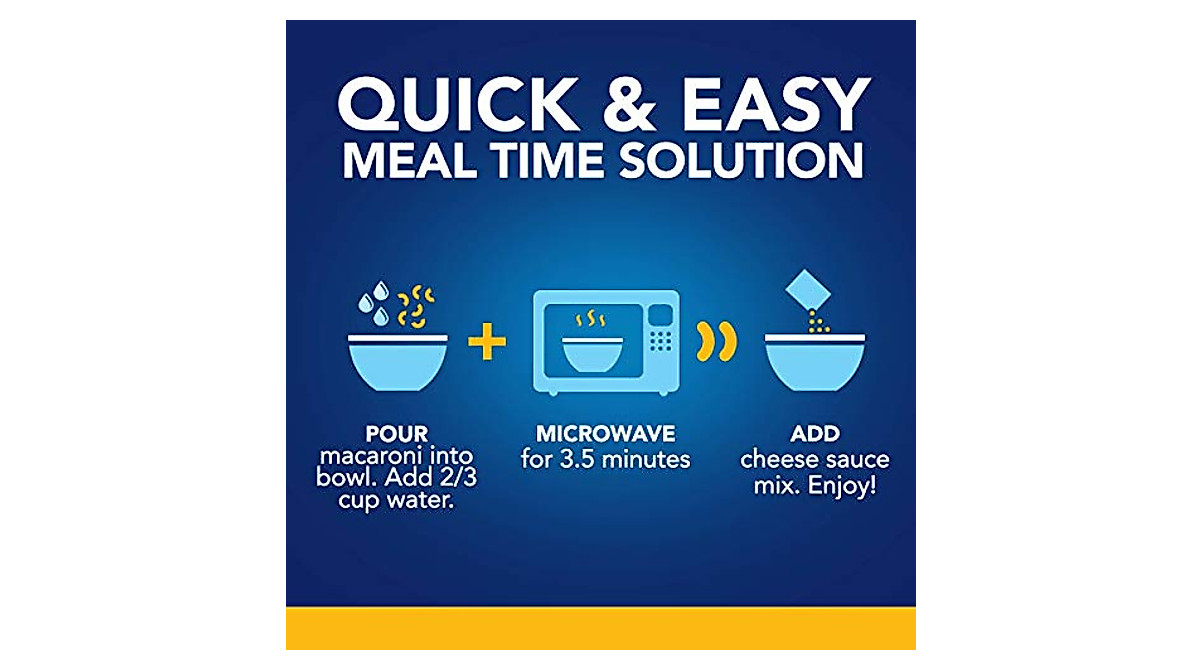 Kraft Easy Mac Original Mac & Cheese - Quick Single-Serve Pouches