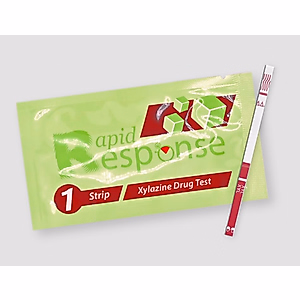 Rapid Response Xylazine Test Strips 20 Count, Green