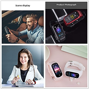 N8 2 in 1 Smartwatch with Earbuds Smart Bracelet TWS Wireless Bluetooth Headset Combo Bluetooth Call Heart Rate Blood Pressure Sleep Monitor Women Men Sport Fitness Tracker (Black)