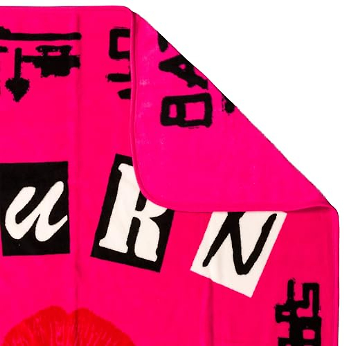 Silver Buffalo Mean Girls Burn Book Regina George, Karen Smith, Gretchen Wieners, and Cady Heron 45" x 60" Fleece Throw, Soft and Cozy Blanket, 250 GSM