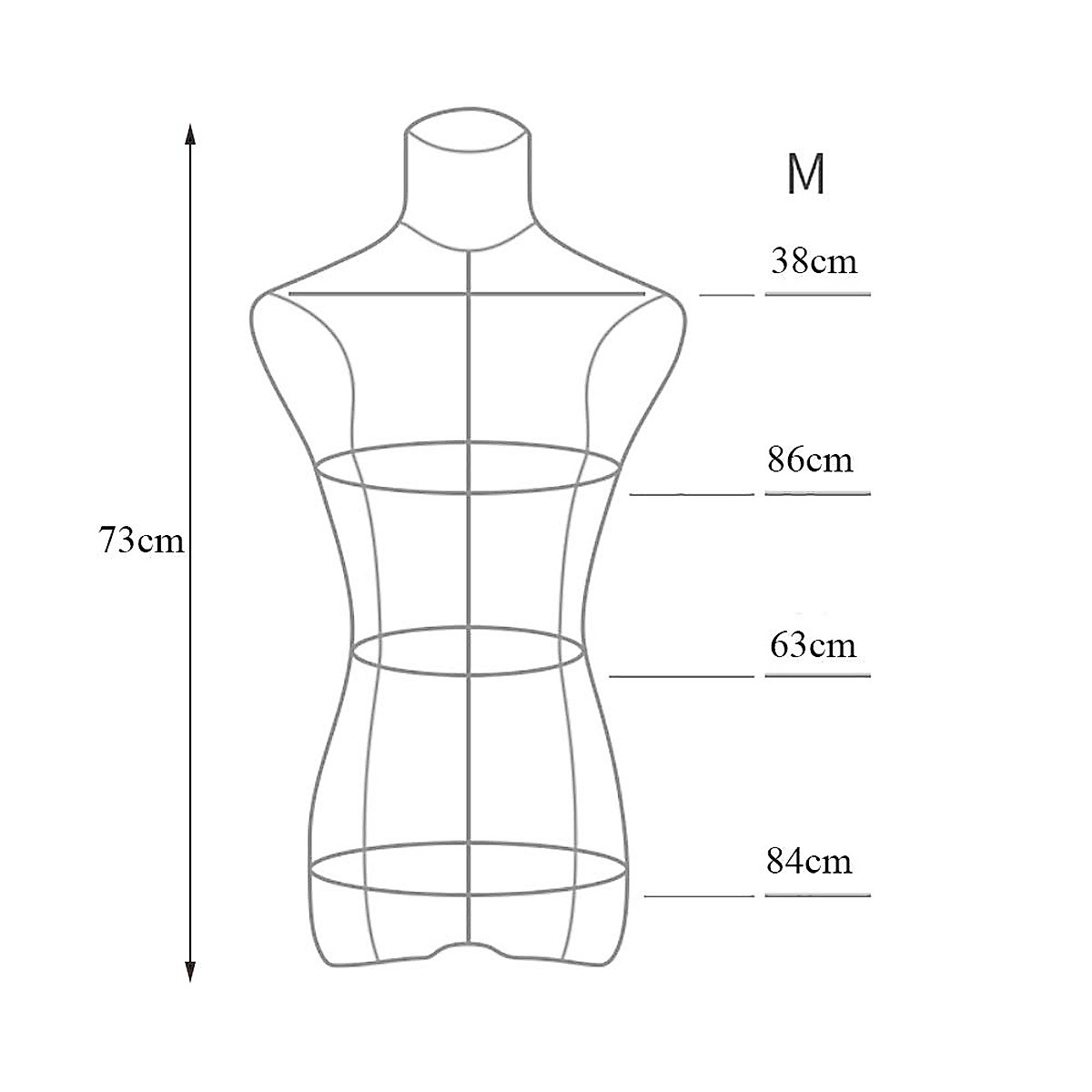 Mannequin Tailors Dummy Dressform Tailors Dummy Clothing Store Mannequins Dummy Model Students Mannequin (Beige B)