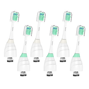 Replacement Heads for Philips Sonicare Toothbrush E-Series, Perfectly Compatible with Phillips Sonic Care Screw-on Toothbrushes, 6 Pack