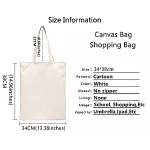 Singer Harry Inspired Styles Tote Bag Singer Song Idea Gifts Women Canvas Tote Bag Gift for Fans Large Size (Blue)