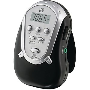 GPX R300B Portable AM/FM Armband Radio, Black