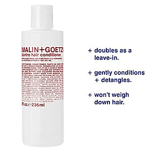 MALIN+GOETZ cilantro conditioner ‚Äîresidue-free, lightweight scalp treatment. conditions, detangles, balances pH, intensely hydrates. tames frizz for all hair types. vegan & cruelty-free, 8 Fl oz