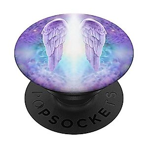Angel Wings Guardian - Christian Heaven Cherub - Mystic Gate PopSockets PopGrip: Swappable Grip for Phones & Tablets