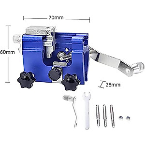 XIRZHIYO Chainsaw Sharpener Kit, Portable Chainsaw Chain Sharpening Jig, for All Kinds of Chain Saws & Electric Saws, Lumberjack & Garden Worker