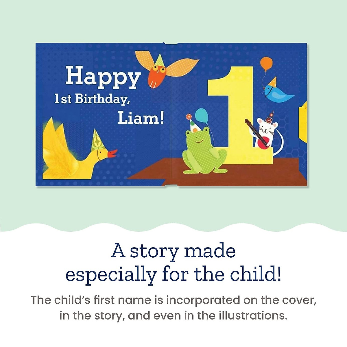 I See Me! Baby's First Birthday for Boys - Personalized Children's Story