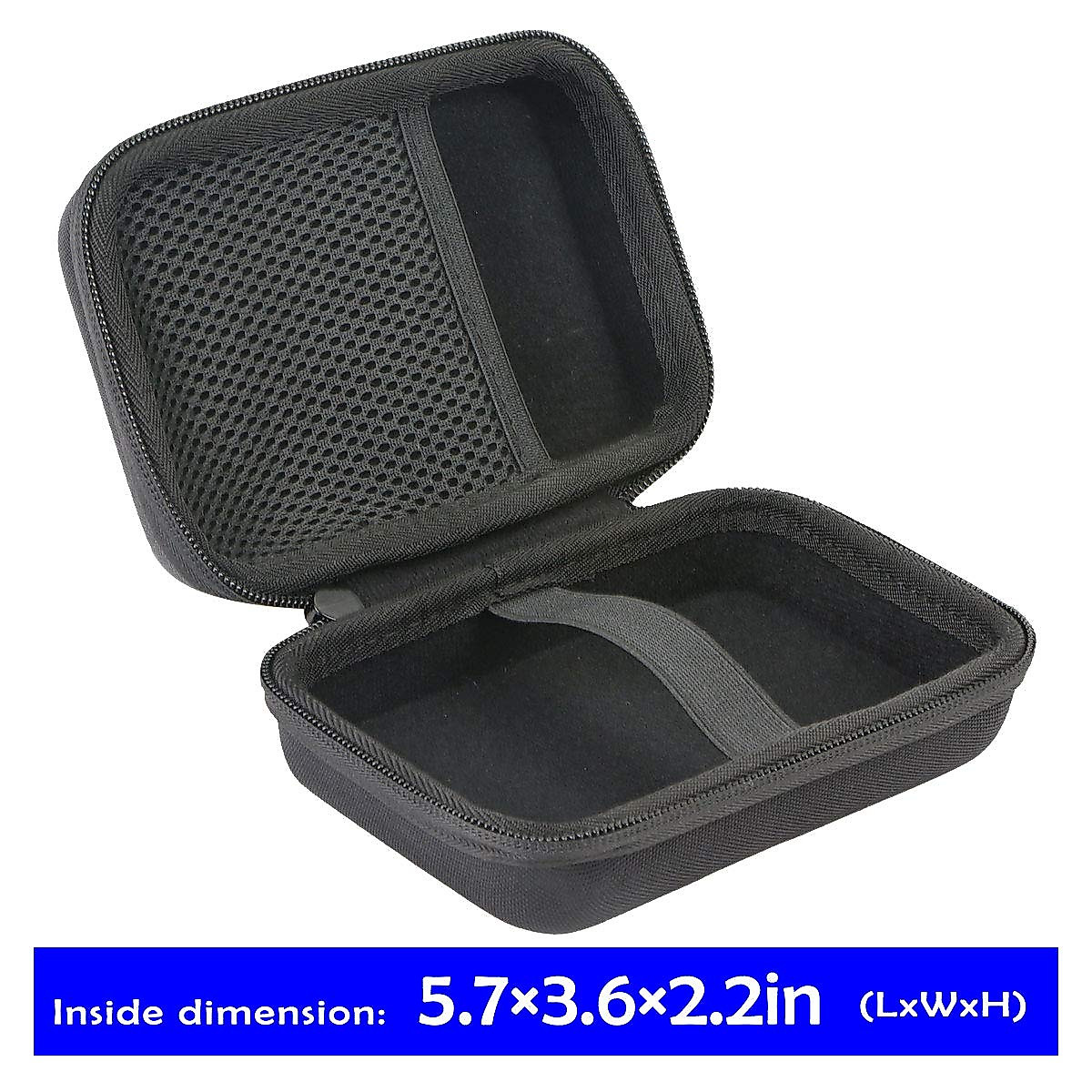 khanka Hard Travel Case Replacement for Kodak Step Touch 13MP Digital Camera & Instant Printer with 3.5 LCD Touchscreen (Black zipper)