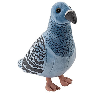 Carl Dick Dove, Pigeon blue 8 inches, 24cm, Plush Toy, Soft Toy, Stuffed Animal 3299