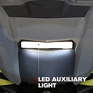 A & UTV PRO LED Hood Accent Light for Yamaha Wolverine RMAX2/ RMAX4 1000 2021 2022 2023, Front Daytime Running Auxiliary with Start Up Animation Light Accessories, Waterproof, 1PC