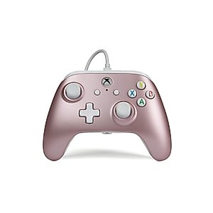 Manette de jeu filaire PowerA pour XBox One (Rose), Manette Filaire Xbox One Or Ro