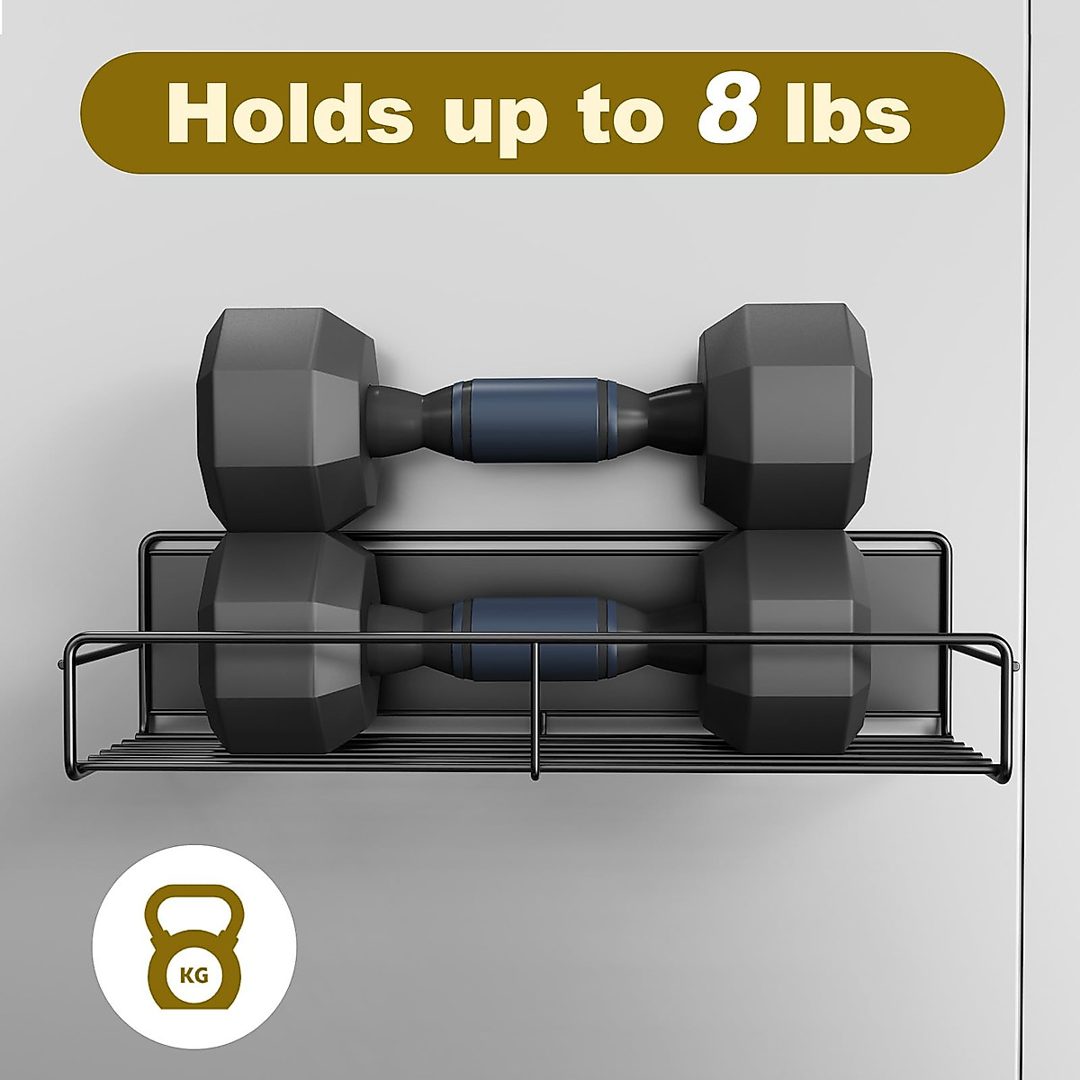 Mystozer 2 Pack Magnetic Spice Rack Organizer, Space Saver for Refrigerator and Microwave Oven, Magnetical Fridge Shelf for Jars, Seaoning, tins and Utensils Black