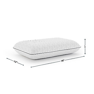 Vaverto Small Memory Foam Pillow for Travel and Camping - Compressible Medium Firm, Breathable Cover, Machine Washable, Ideal Backpacking, Airplane and Car