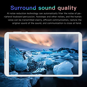 Tablet Computer, N88 Tablet 7.1 Inch Eight Core Smart Tablet Call WiFi 2+16GB Dual Camera Tablet, Supports SIM Communication Function, Holiday Gift (blue)