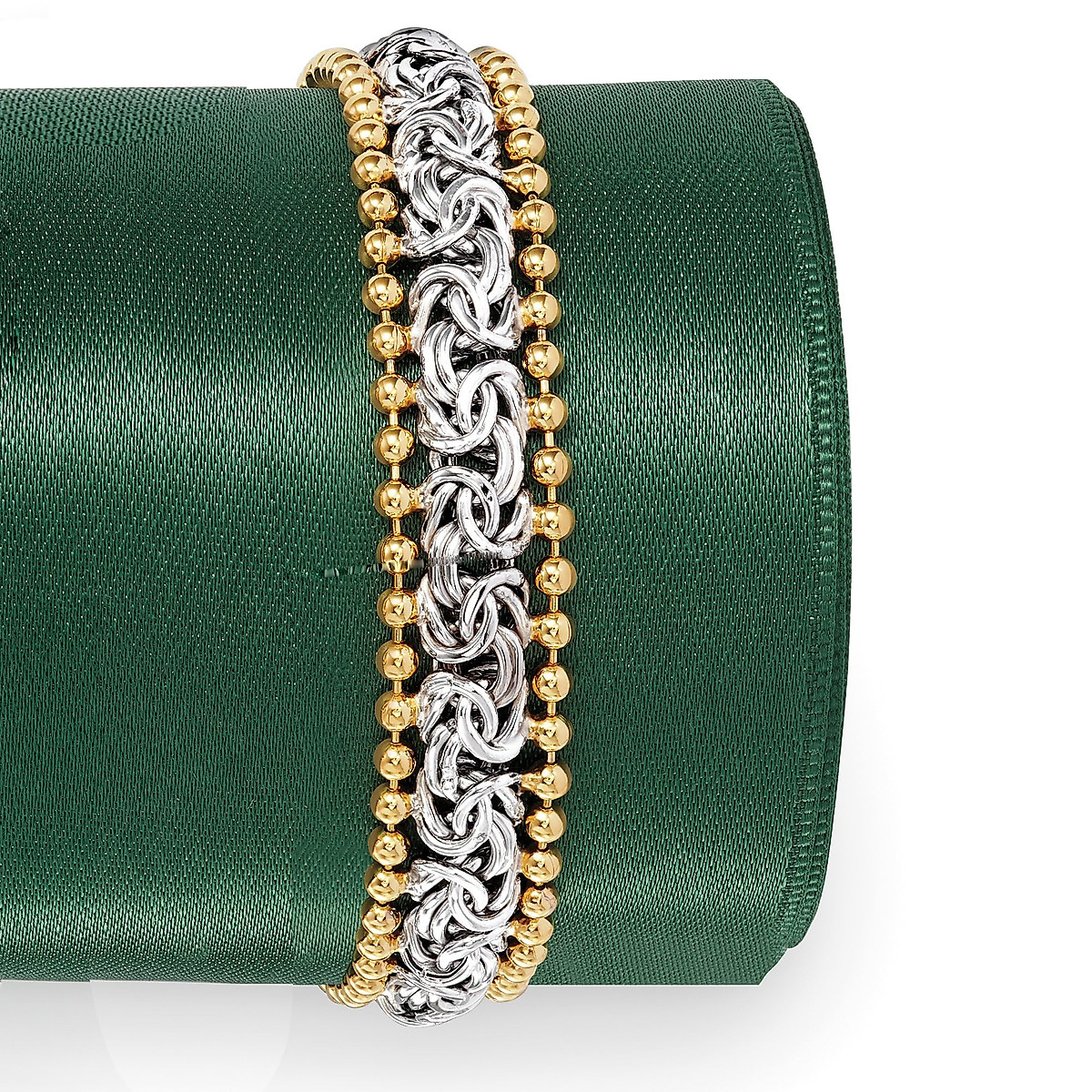 Ross-Simons Byzantine Beaded-Edge Bracelet